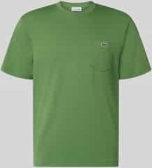 Lacoste Regular Fit T-Shirt aus reiner Baumwolle