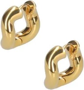 Charlotte Chesnais Ohrringe - Chunky Hoop Earrings With Organic Shape And Polish - Gr. unisize - in Mehrfarbig - für Damen