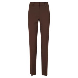 Federica Tosi Femme, Pantalons, Brun, Taille: 40 FR Pantalone Dritto Frescolana