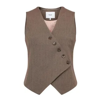 N&uuml;mph Westen - - Jackets - Damen - Braun - M