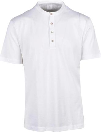 Eleventy Homme, Tops, Blanc, Taille: L Serafino T-Shirt