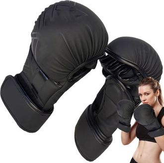 Generic Boxhandschuhe, Herrenboxhandschuhe - Sparring Boxhandschuhe - Verstellbare gepolsterte Handschuhe f&uuml;r schweres Taschen-Stanztraining, tragbares Fitnes