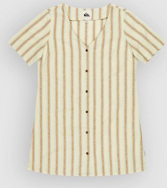 Quiksilver Garrison Kleid bone white lomas stripe