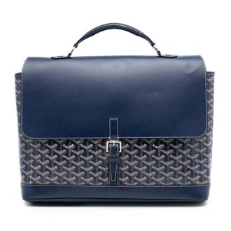 Goyard Blue Goyardine Citadin PM