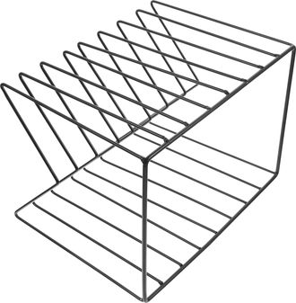 Cabilock Eisen B&uuml;cherregal Organizer Verdickt Stabil Desktop Zeitschriftenhalter Galvanisch Glatte Oberfl&auml;che B&uuml;ro Schreibtisch