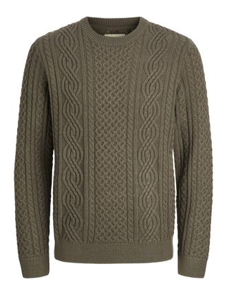 Jack & Jones Jprblusean Knit Cable Crew Neck Sn