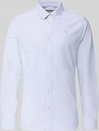 Barbour Tailored Fit Freizeithemd aus reiner Baumwolle Modell STRIPED OXFORD