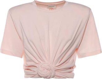 Magda Butrym Femme, Tops, Rose, Taille: 32 FR T-shirt nou&eacute;