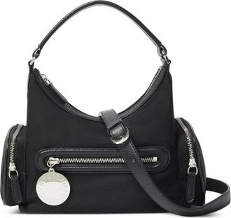 Stella McCartney Femme, Sacs, Noir, Taille: ONE Size Dartmoor Zip-Pocket Shoulder Bag