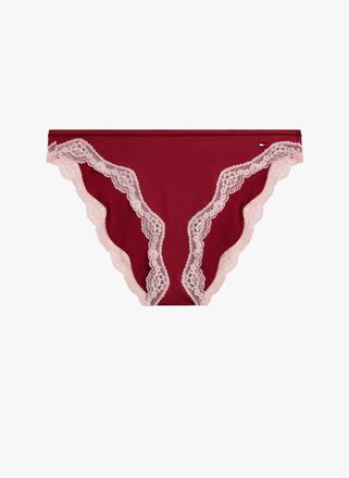 Tommy Hilfiger Culotte &eacute;chancr&eacute;e en microfibre