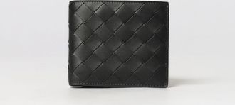 Bottega Veneta Bifold-Brieftasche aus geflochtenem Kalbsleder