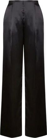 Alberta Ferretti Femme, Pantalons, Noir, Taille: 36 FR Wide Pantalons