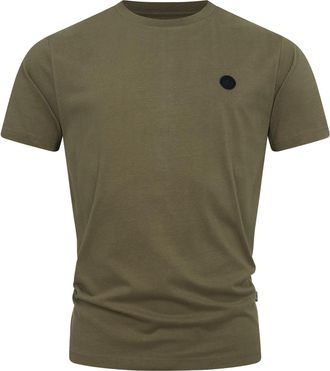 Kronstadt Herren KSTimmi Organic T-Shirt aus 100% Baumwolle mit Rundhals-Ausschnitt | Herrenshirt Sommershirt Army, 3XL