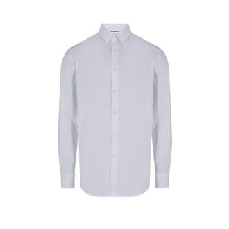 HUGO BOSS Baumwollhemd in Weiß