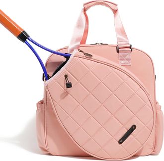 Generico Raquette Tennis Bandoulière wasserdicht, Multifonction | Transport Badminton, reflektierend für Erwachsene, Accessoire Sportif Pratique Pour Entraînem