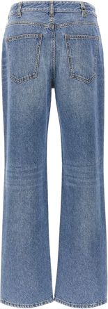 Chlo&eacute; High-Waist Wide-Leg Jeans - Blue