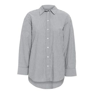 Part Two Gestreiftes Hemd nach Mitternachtsstil - - Blouses & Shirts - Damen - Grau - L