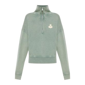 Isabel Marant Ross Sweatshirt - - Sweatshirts & Hoodies - Damen - Gr&uuml;n - S
