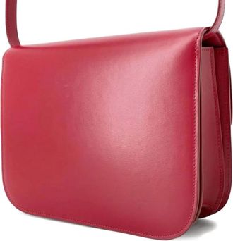 Celine sac à bandoulière Classic Box médium (2000-2025) - Rouge