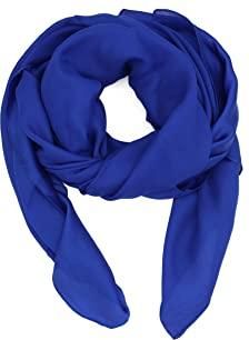 Queen Helena Écharpe Tour de Cou pour Femme SC10 bleu, Taille unique