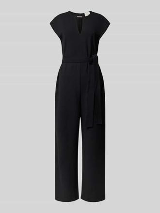 Calvin Klein Regular Fit Jumpsuit mit Schl&uuml;sselloch-Ausschnitt Modell Scuba