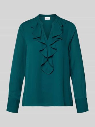 Comma Regular Fit Bluse mit Volants Modell PROTECT