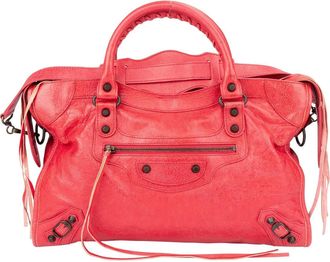 Balenciaga Crossbody Bags - Balenciaga Leather Classic City Handbag - Gr. unisize - in Rot - f&uuml;r Damen