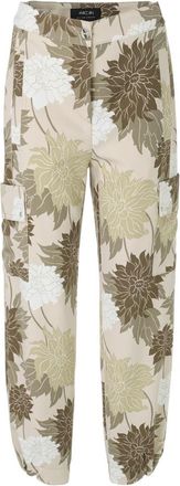 Marc Cain Locker sitzende Cargo-Hose mit Blumenmuster - - Trousers - Damen - Mehrfarbig - XS