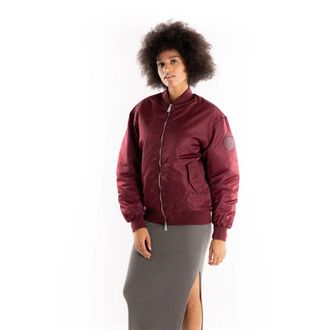 Hinnominate Oversized Bomberjacke - - Jackets - Damen - Rot - S