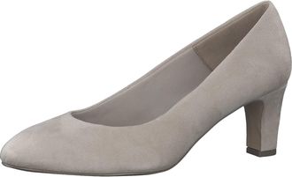 Tamaris Damen Klassische Pumps, Frauen Pumps,TOUCHit-Fu&szlig;bett,Antelope,Taupe,weiblich,Lady,Ladies,Womens,Woman,Court Shoes,Rose,Ivory,39 EU