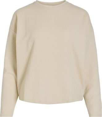 Vila Viadoria O-Neck L/S Loose Fit Top/Pb