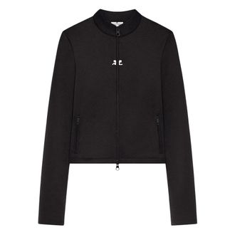Courr&egrave;ges Zip-throughs - Femme - Sweatshirts et sweats &agrave; capuche - Noir - Taille: 40 FR