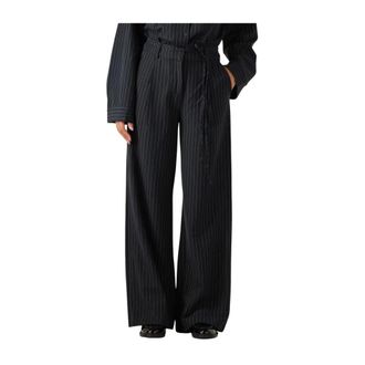 Moves Dunkelblaue Stylische Hose - - Trousers - Damen - Schwarzk - S
