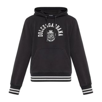 Dolce & Gabbana Homme, Sweatshirts et sweats &agrave; capuche, Noir, Taille: 2XL Sweat &agrave; capuche