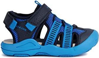 Geox Garçon Jr Kyle Sandal, Bleu Marine Royal, 38 EU