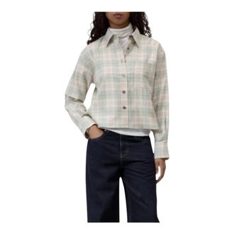 Closed Oversized Hemd mit verk&uuml;rztem Vorderteil - - Blouses & Shirts - Damen - Mehrfarbig - M