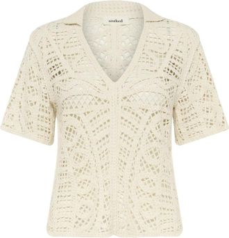 Soaked In Luxury Femme, Blouses et Chemises, Beige, Taille: 42 FR Blouses