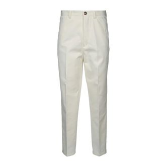 Brunello Cucinelli Homme, Pantalons, Blanc, Taille: XL Pantalon &eacute;l&eacute;gant pour hommes