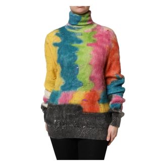 Dolce & Gabbana Pullover Rollkragenpullover - - Knitwear - Damen - Mehrfarbig - S