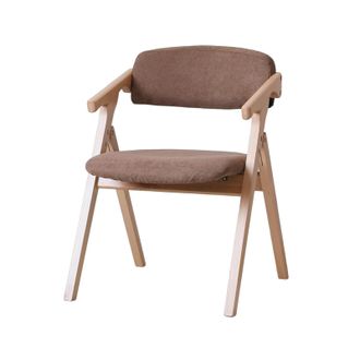 Generic Klappstuhl Gepolstert Stoff mit Lehne Hoher Belastbarkeit Klappst&uuml;hle Esszimmer Mit Handlauf Klappstuhl Holz Indoor Platzsparend f&uuml;r G&auml;ste K&uuml;che B&uuml;ro 