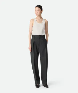 Bottega Veneta Hose Aus Wolltwill-moulin&eacute; - Bottega Veneta
