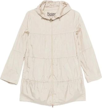 Herno Femme, Manteaux, Beige, Taille: 40 FR Chantilly Polyamide Parka