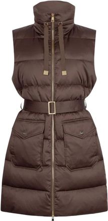 Liu Jo Femme, Vestes, Brun, Taille: 40 FR Veste Tricotée Marron Aw25