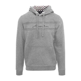 Aquascutum Kapuzenpullover f&uuml;r Herren, Regul&auml;r (Grau)