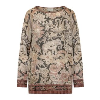 Pierre-Louis Mascia Aloe Langarmshirt - - Knitwear - Damen - Beige - M