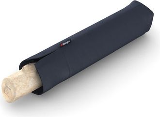 Knirps Regenschirm Horizon Duomatic dunkelblau I Nachhaltiger Taschenschirm mit Drucktaste I Auf-Zu-Automatik I Regenschirm automatisch & kompakt I Nachhalti