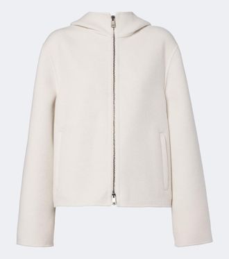 Fendi Veste &agrave; capuche en laine et soie