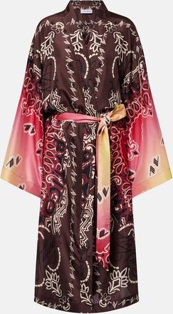 The Attico Bedrucktes Cover-up aus Seide