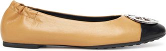 Tory Burch Ballerinas Tory Burch Claire Cap-Toe Ballet 156309 Beige
