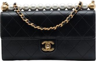 Chanel Sac bandouli&egrave;re matelass&eacute; mini Pre-owned - Femme - Pre-owned - Noir - Taille: ONE Size